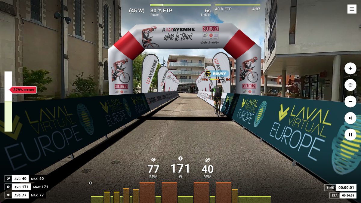 ROUVY combines Workouts with augmented route videos | ROUVY