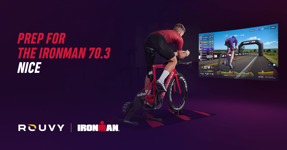 Experience the IRONMAN 70.3 Nice bike course | Training plan | ROUVY