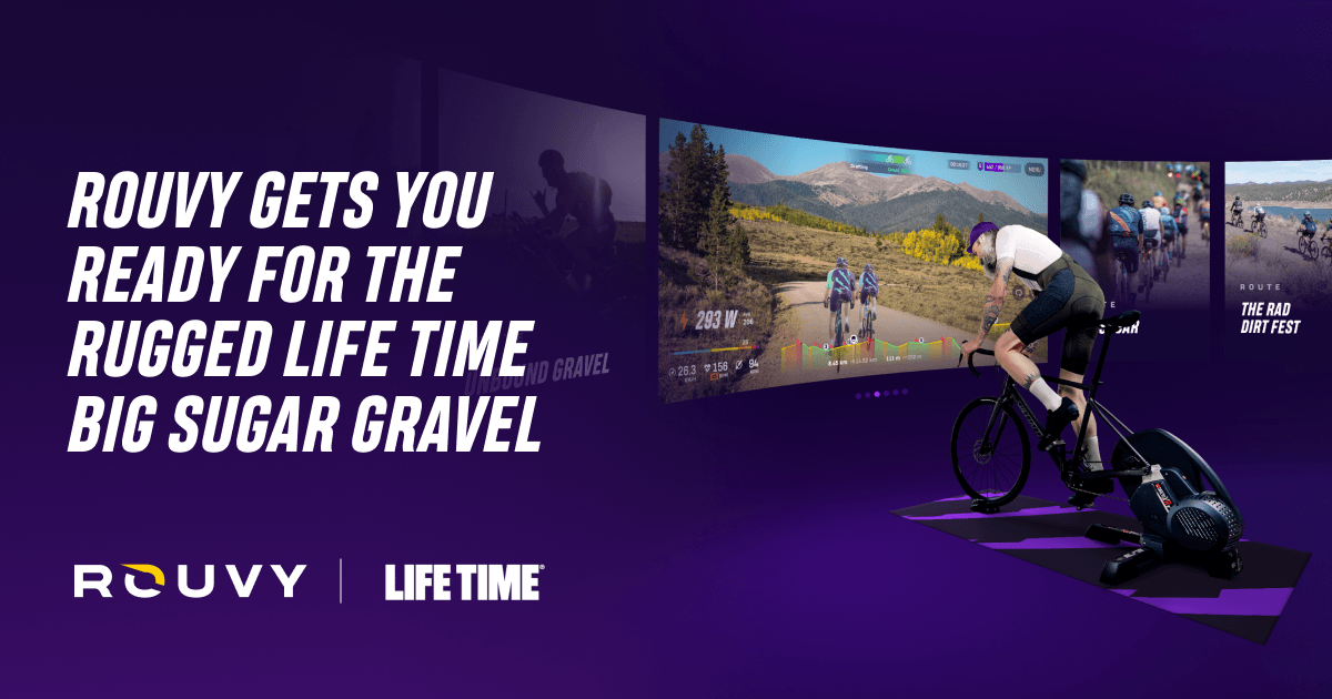 Get ready for the Life Time Big Sugar Gravel by cycling online | ROUVY