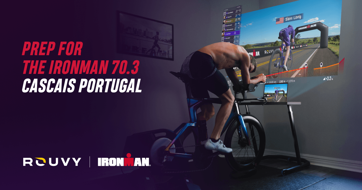 HALF IRONMAN Cascais Portugal 2026 - Bike Course | Training plan | ROUVY