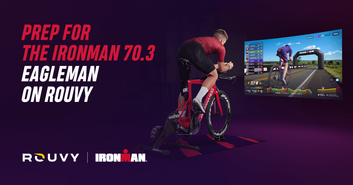 IRONMAN 70.3 Eagleman 2026 Bike Course | Training plan | ROUVY