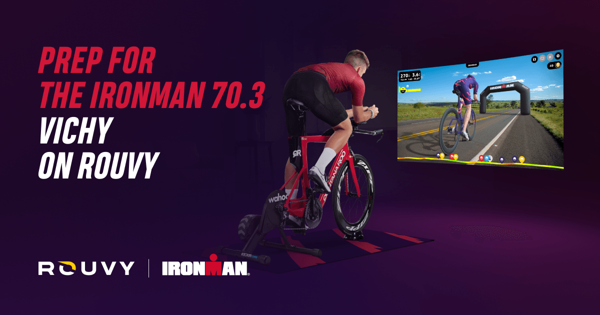 2026 IRONMAN 70.3 Vichy race course and training plan | ROUVY